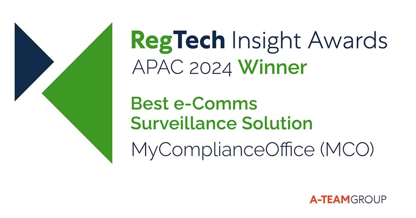 MCO wins Best eComms Surveillance Solution in the APAC RegTech Insight ...