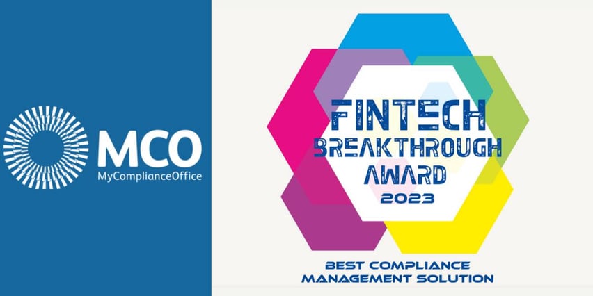 MCO Best Compliance Management Solution in FinTech Breakthrough Awards