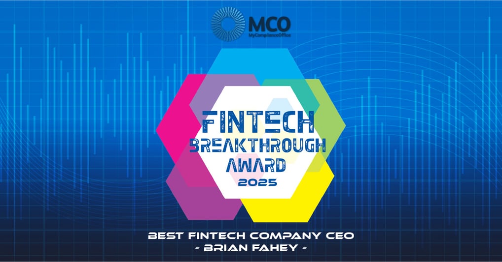 Brian Fahey Wins CEO Award in 9th Annual FinTech Breakthrough Awards