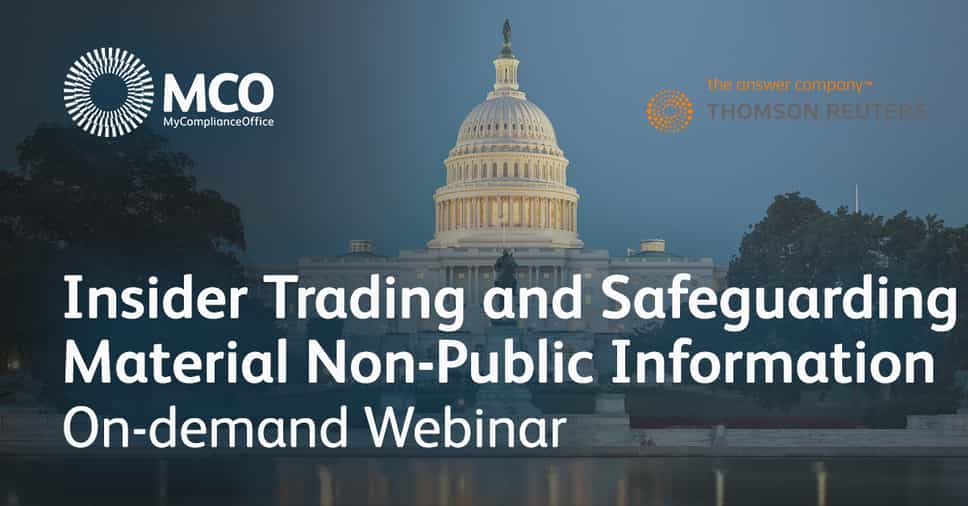 MNPI Remains a High Risk Area for Compliance