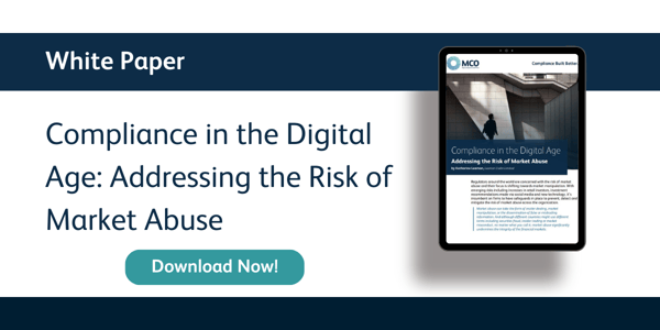 MyComplianceOffice | Solutions | Market Abuse Regulation