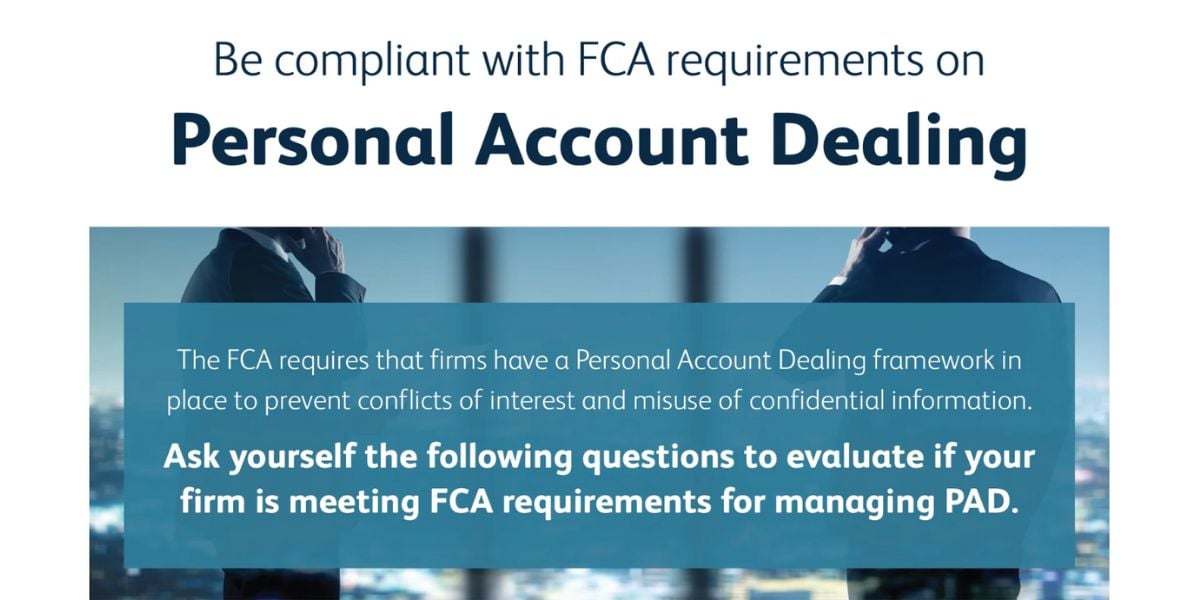 Infographic: Personal Account Dealing Compliance